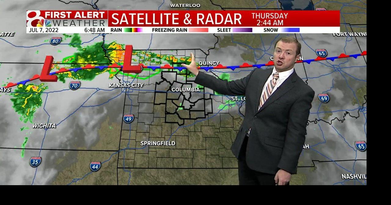 Storms for northern Missouri while southern MO feels the heat ...