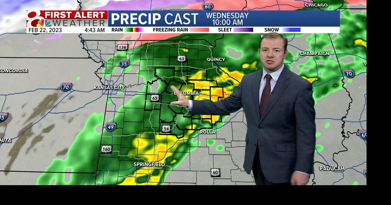 A mild day with AM thunderstorms that could produce severe weather ...