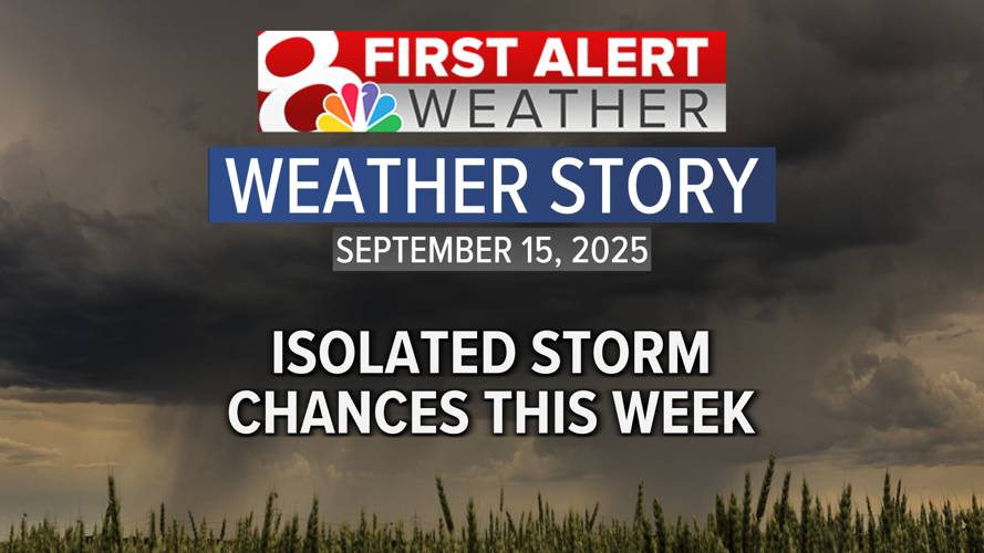 Forecast: Multiple chances for rain this week, followed by a cool down ...