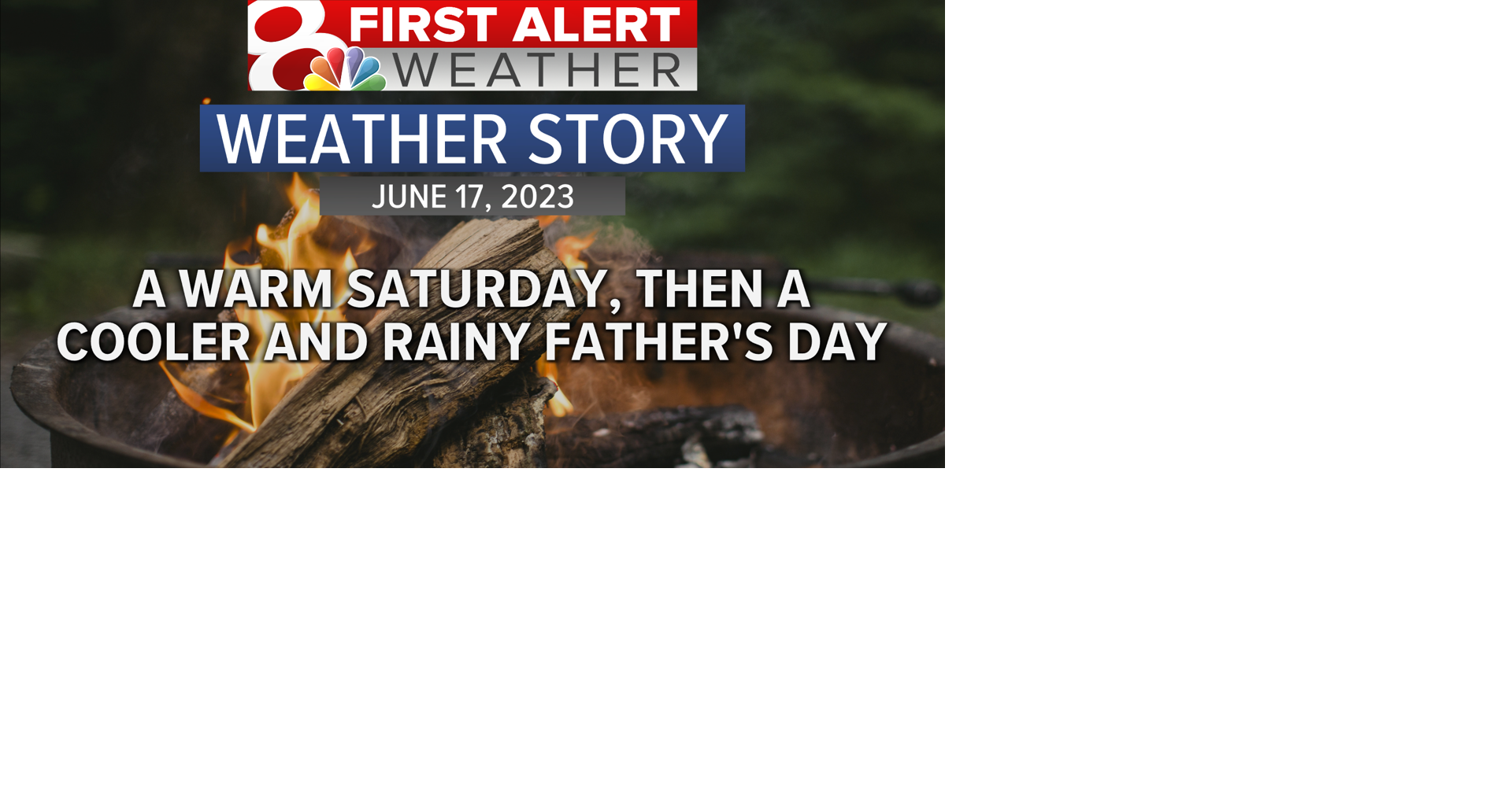 Forecast: Showers and Storms for Father's Day, Then Warming After A ...