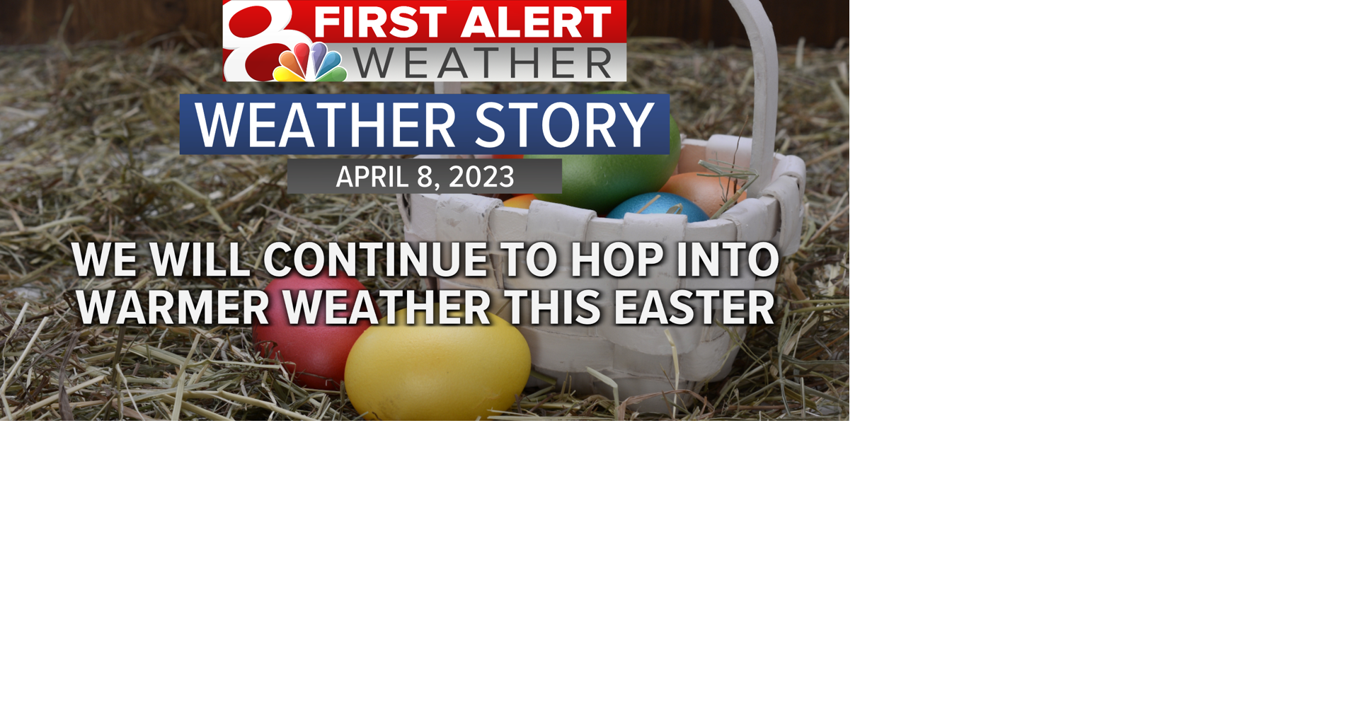 An Eggs-cellent Easter Weekend | Weather | komu.com