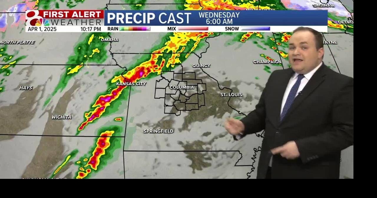 Tracking Wednesday morning's storm chance | Weather | komu.com