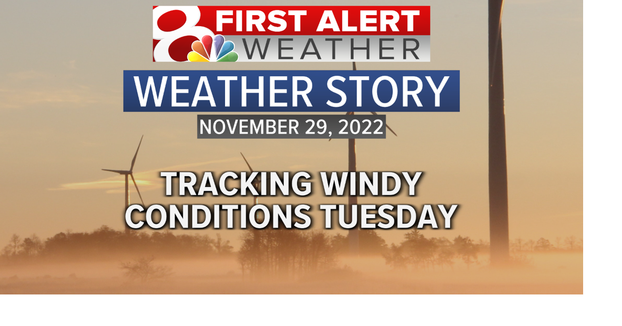 Forecast: Tuesday will be a warm and windy day, turning cold Wednesday ...