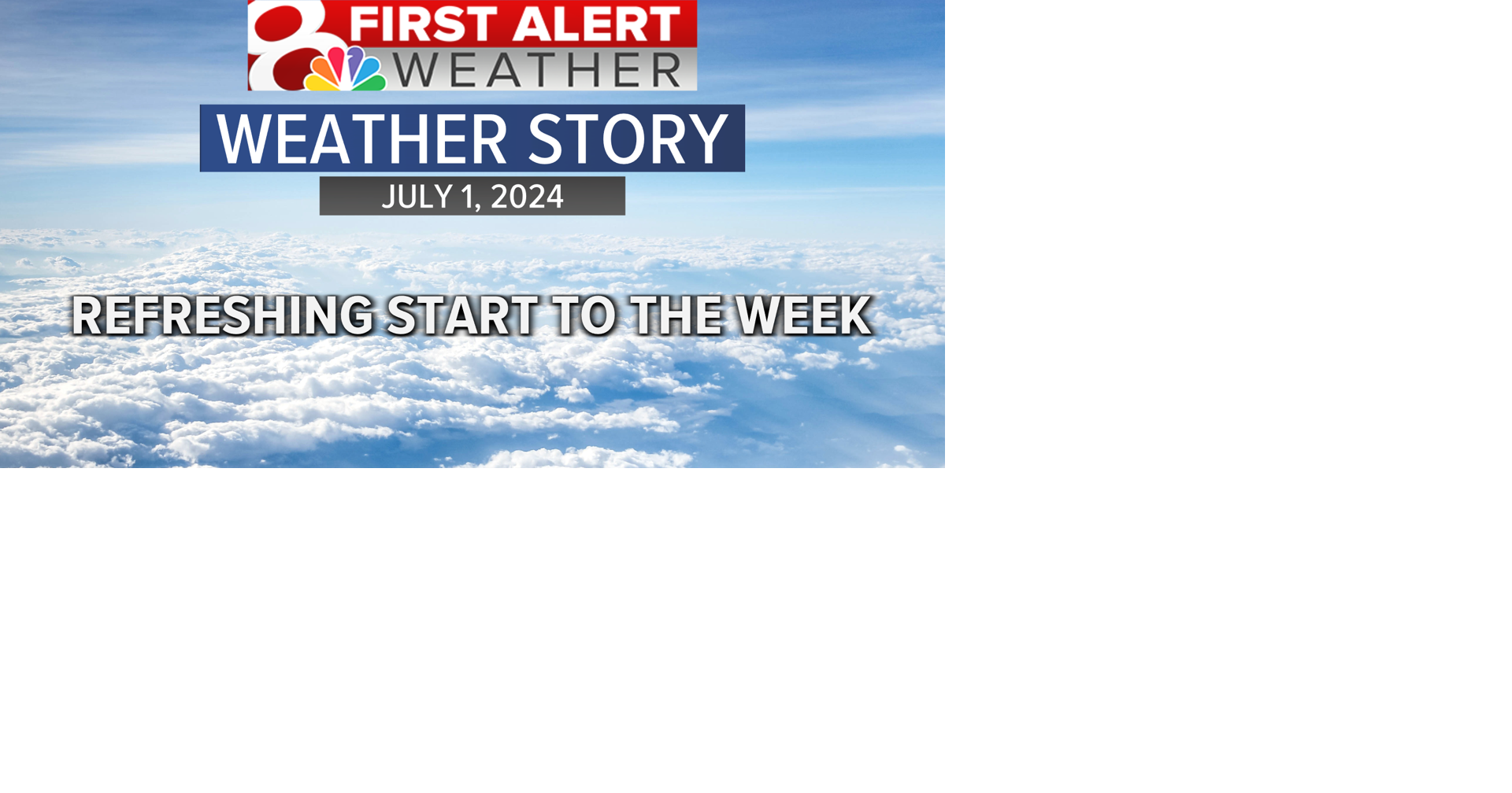 Forecast: Refreshing start to the week, heat returns Tuesday | Weather ...