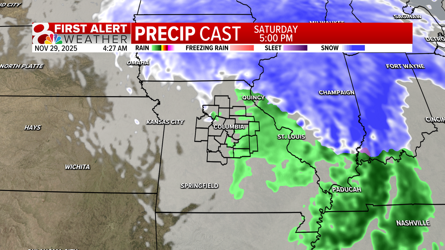 First Alert Weather Day: Patchy slushy spots possible this morning ...