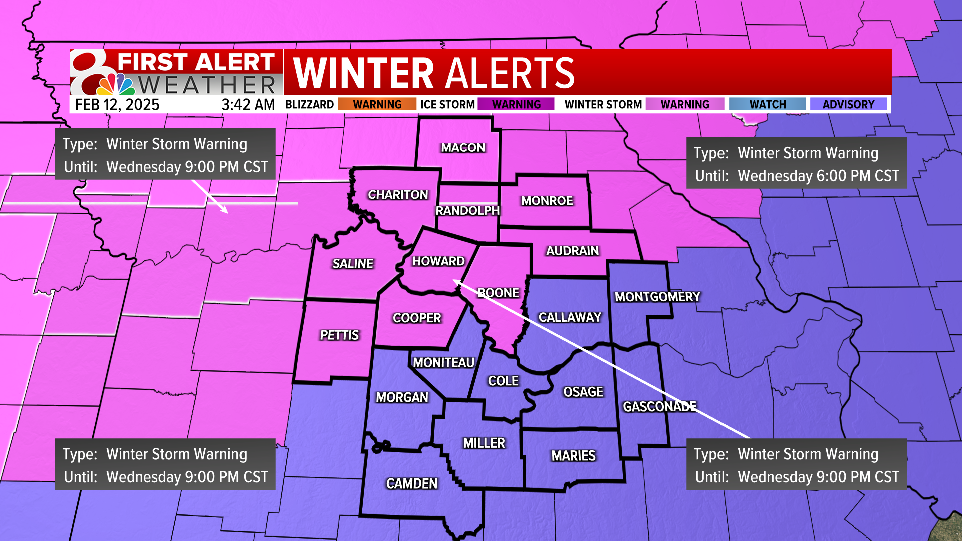 Forecast: Winter Storm Warning issued, travel impacts likely | Weather ...