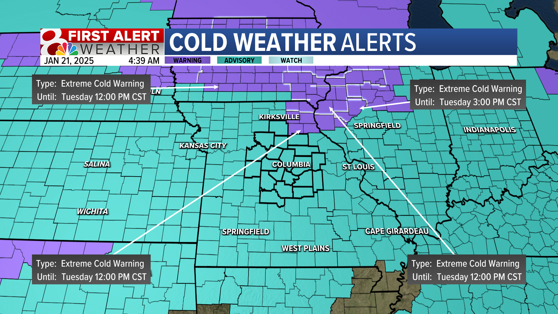 Another bitterly cold start, warmer the rest of the week | Weather ...
