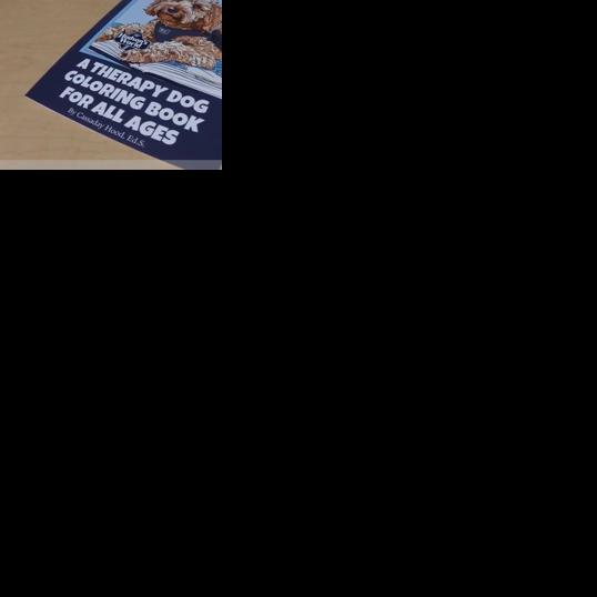 therapy dog coloring book