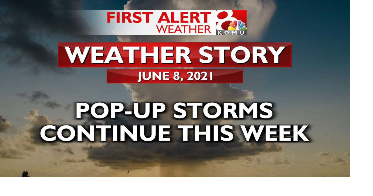 Forecast: 'Pulse' t-storms during the afternoons, 90's by Thursday ...