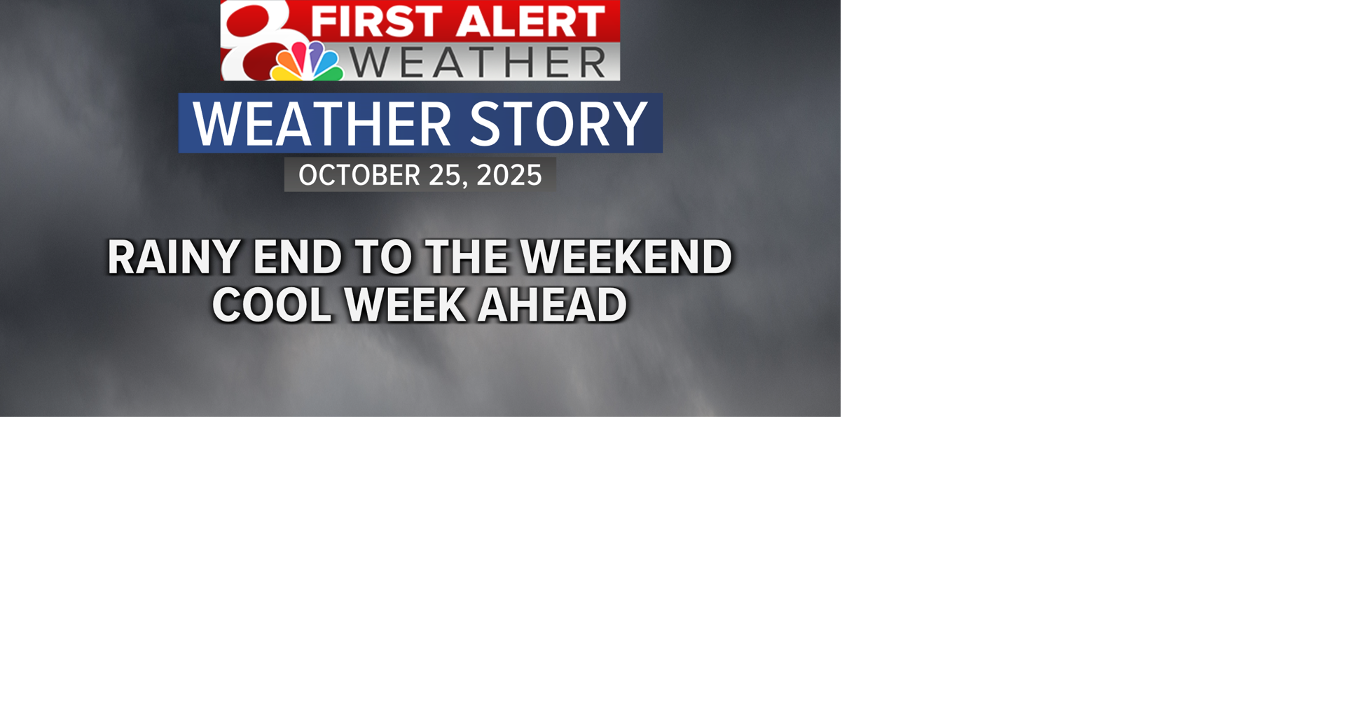 Forecast: Rainy end to the weekend, cool week ahead | Weather | komu.com