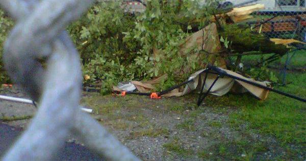 Aerial View Shows Extent of State Fair Storm Damage | News | komu.com