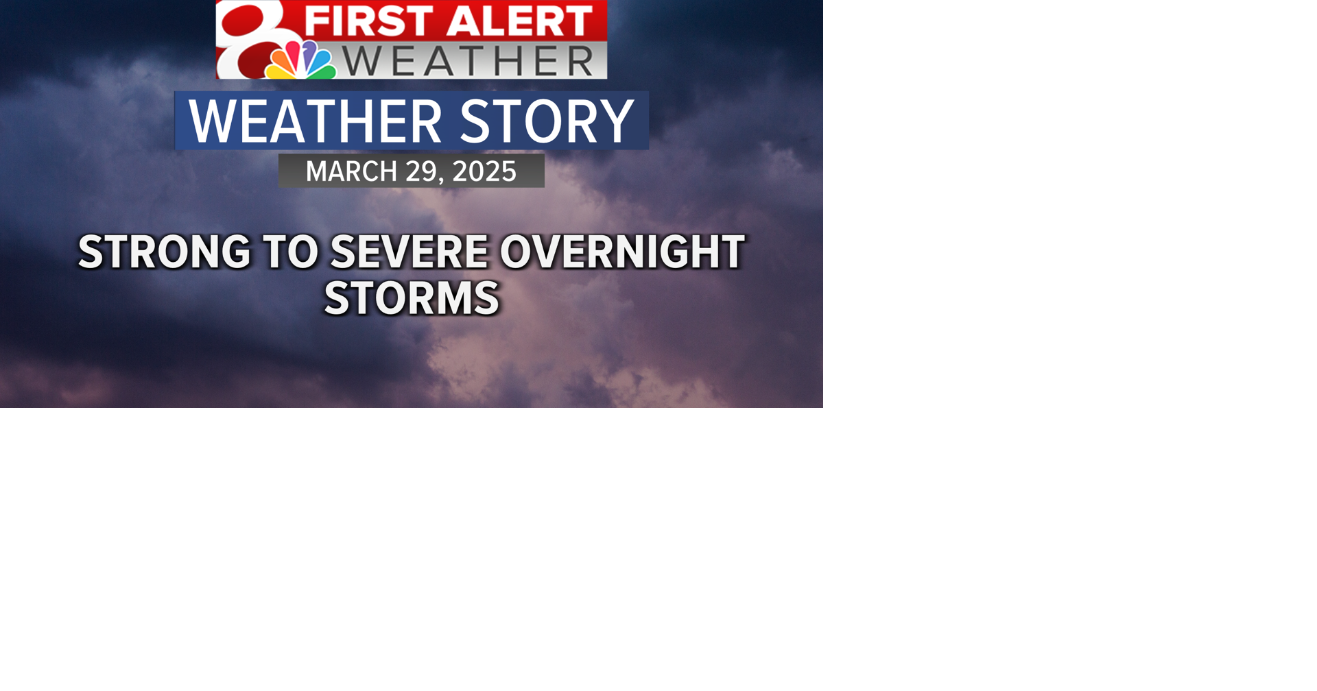 Forecast: STORM MODE 2 overnight | Weather | komu.com