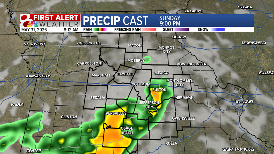 Forecast: Wet and Humid into Monday with dry sunny days ahead | Weather ...