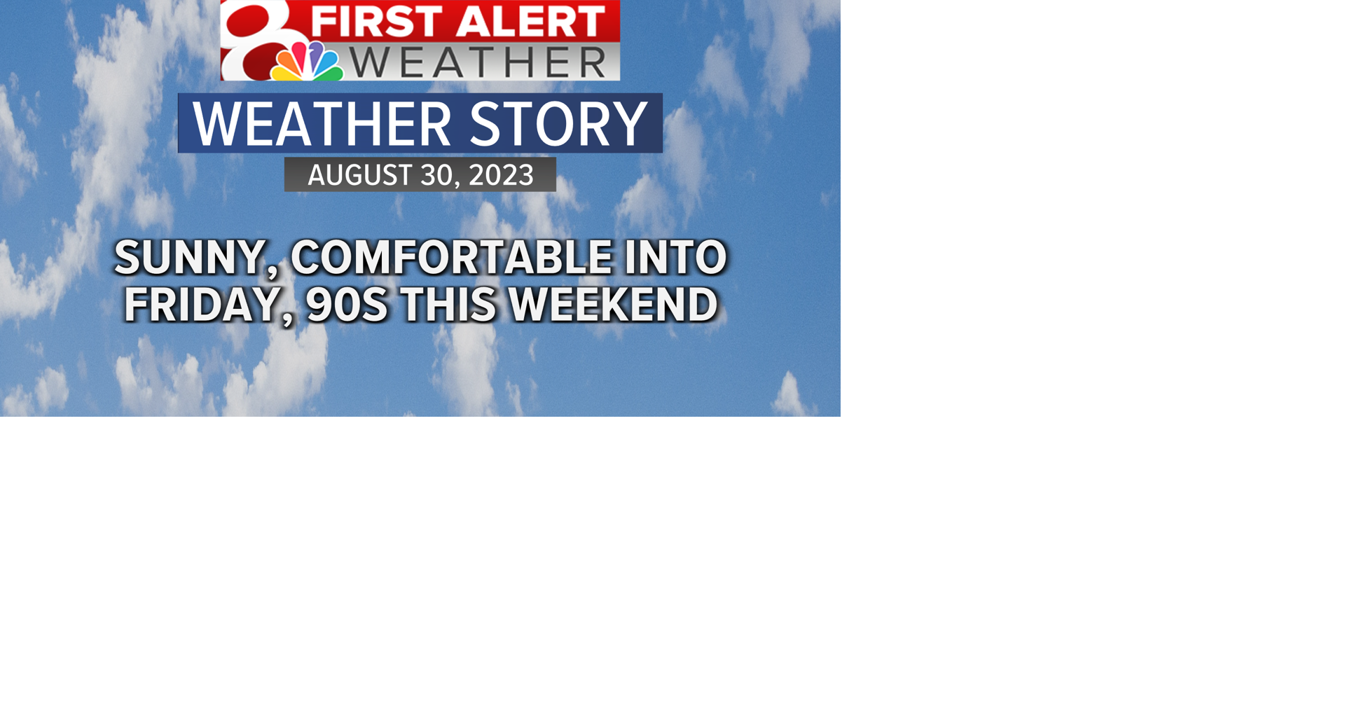Forecast: Continuing with below average temps, warmer by the weekend ...