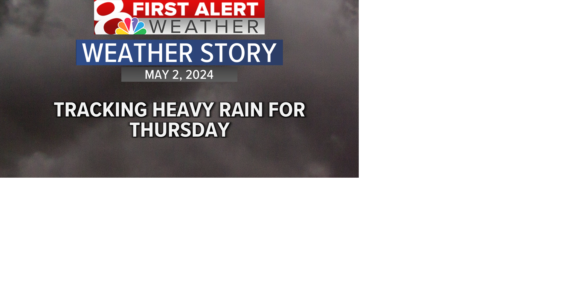 Tracking heavy rain for Thursday, staying above average | Weather ...
