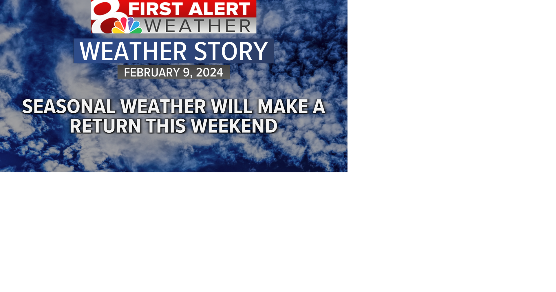 Forecast: Cooler temperatures and minor precipitation chances will soon ...