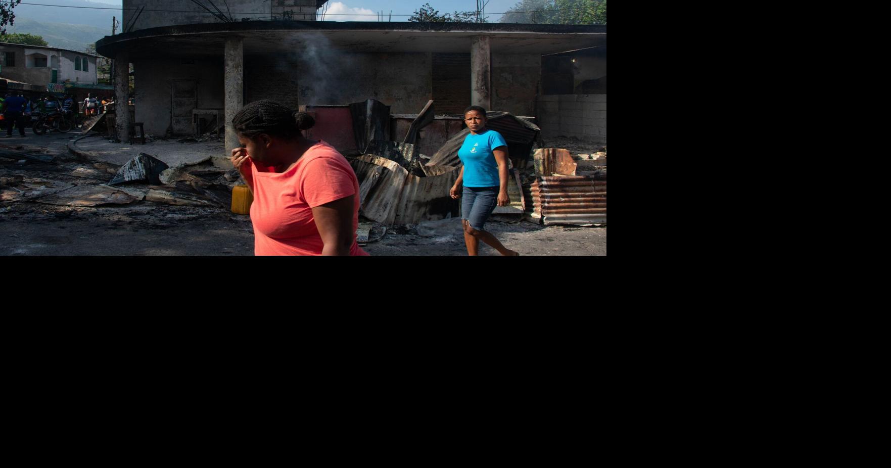 Armed men attack police stations near National Palace as Haiti’s gang violence spirals | Nation ...