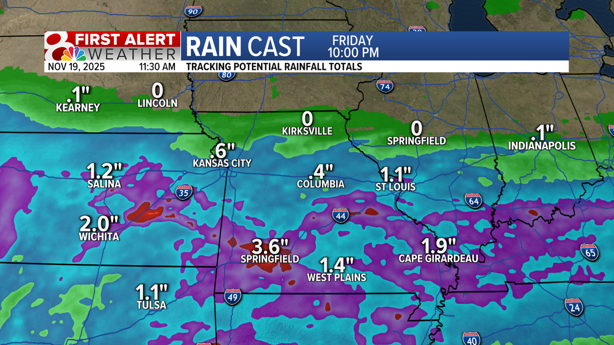 Forecast: Showers return to Mid-Missouri for the end of the week ...