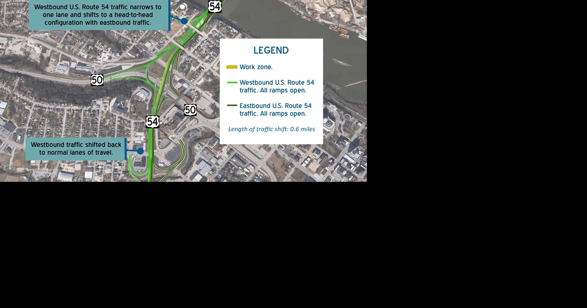 First phase of U.S. 54 bridge rehabilitation maps released | | komu.com