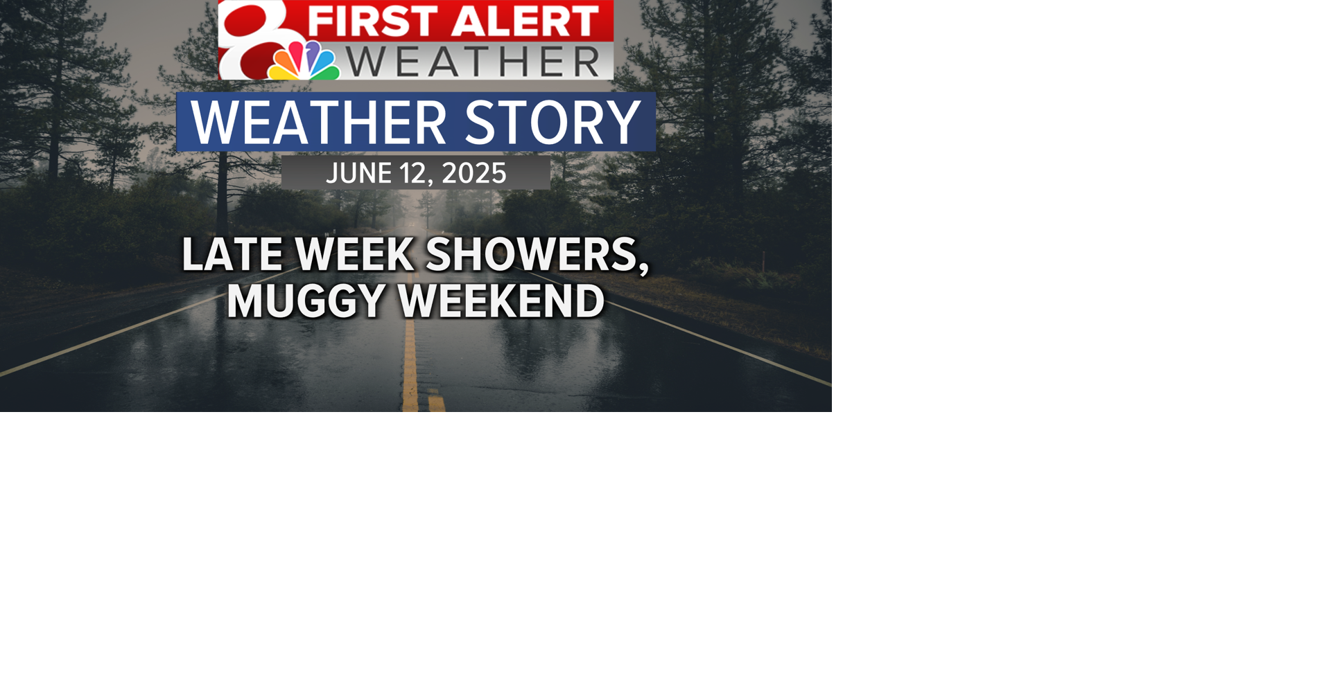 Forecast: Soggy end to the week, 80s over the weekend | Weather | komu.com