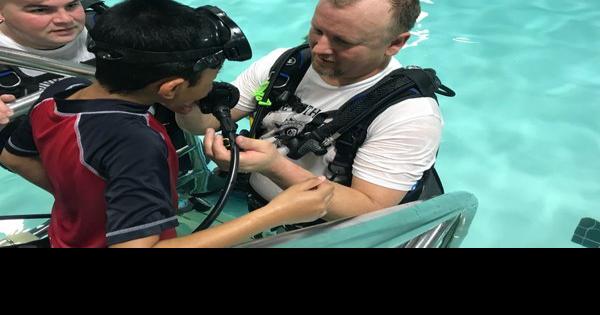 Kids with disabilities experience scuba diving | News | komu.com