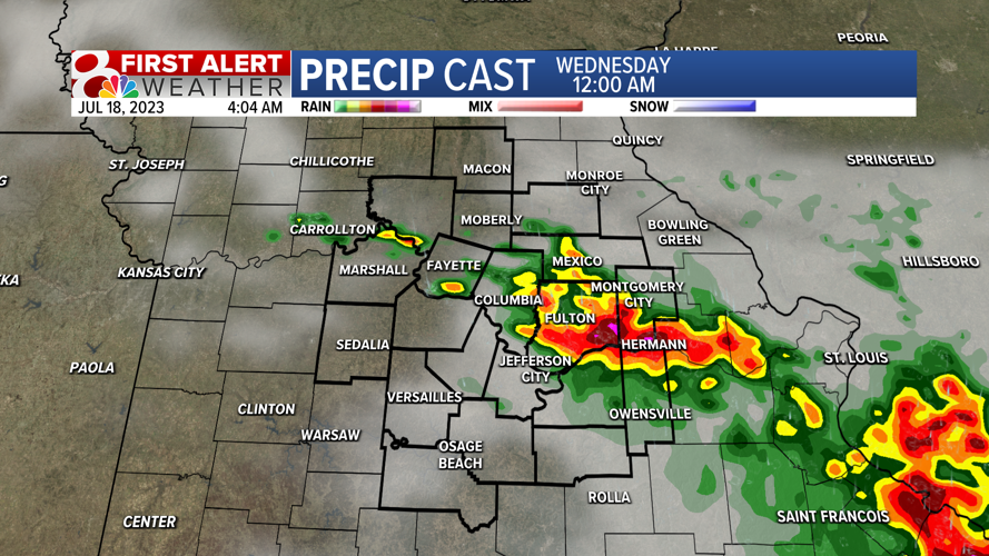 Tracking Storm Chances Across Mid-Missouri | Weather | komu.com