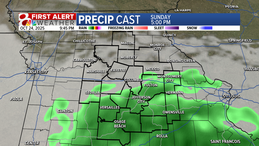 Forecast: Cool and cloudy conditions stick around | Weather | komu.com