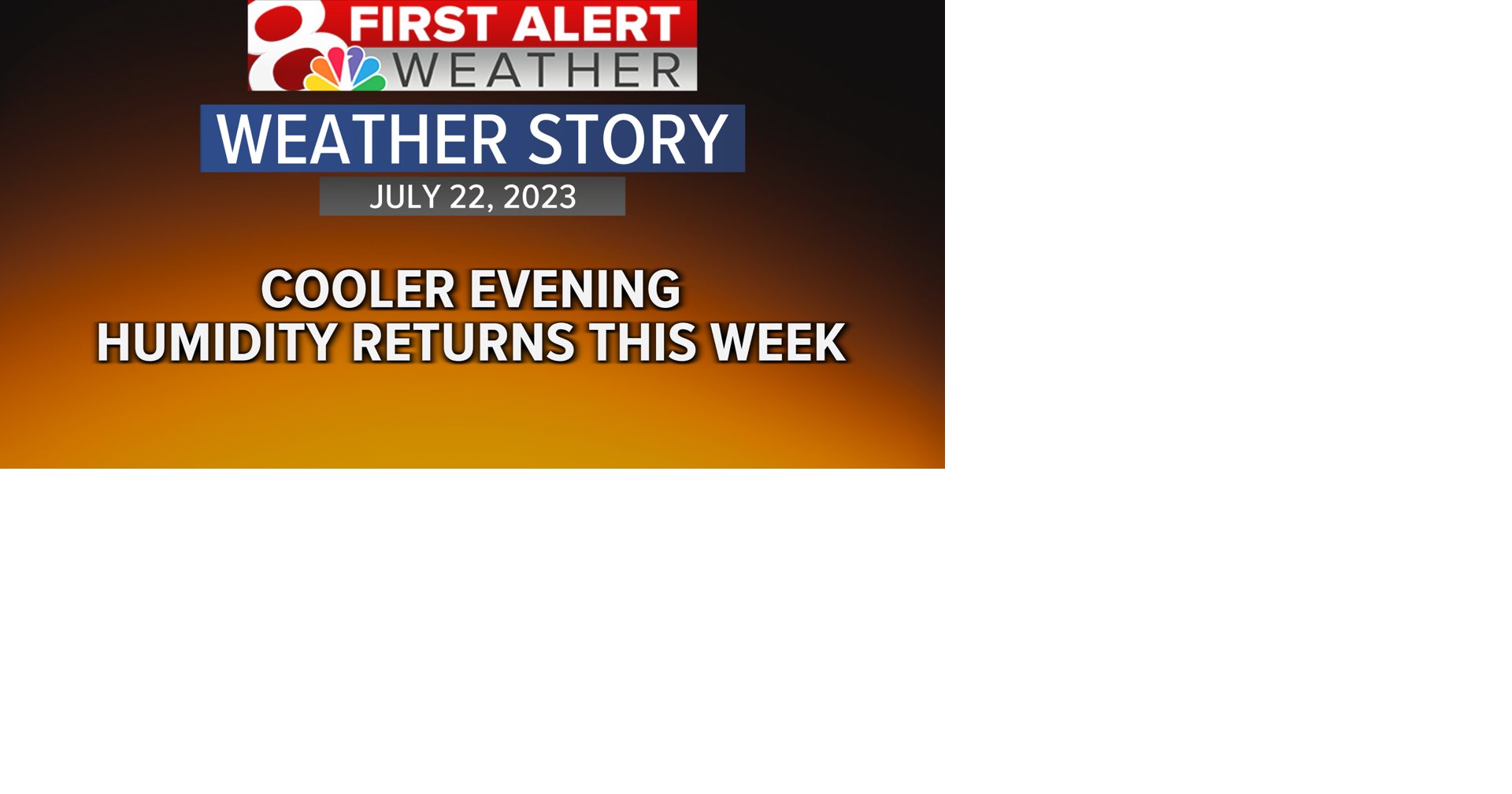 Forecast: Humidity and the return of the 90s | Weather | komu.com