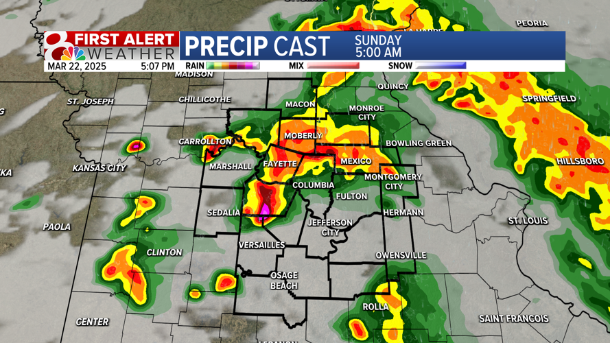 Forecast: Strong storms possible Saturday night | Weather | komu.com