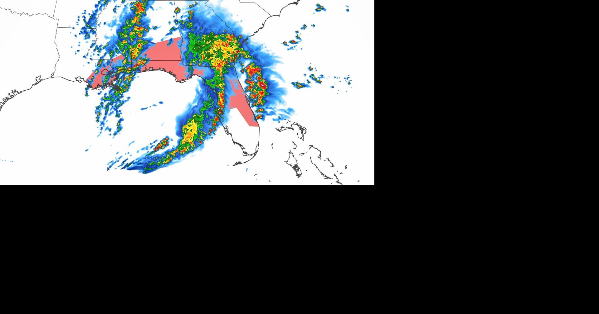 Severe storms featuring tornadoes, waterspouts possible along Gulf ...