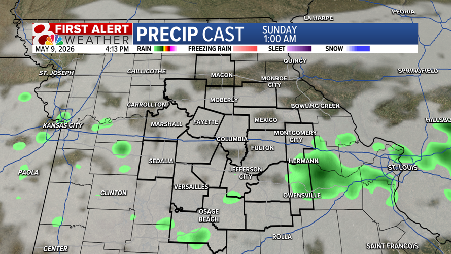 Forecast: Mild Mother’s Day, warmup next week | Weather | komu.com