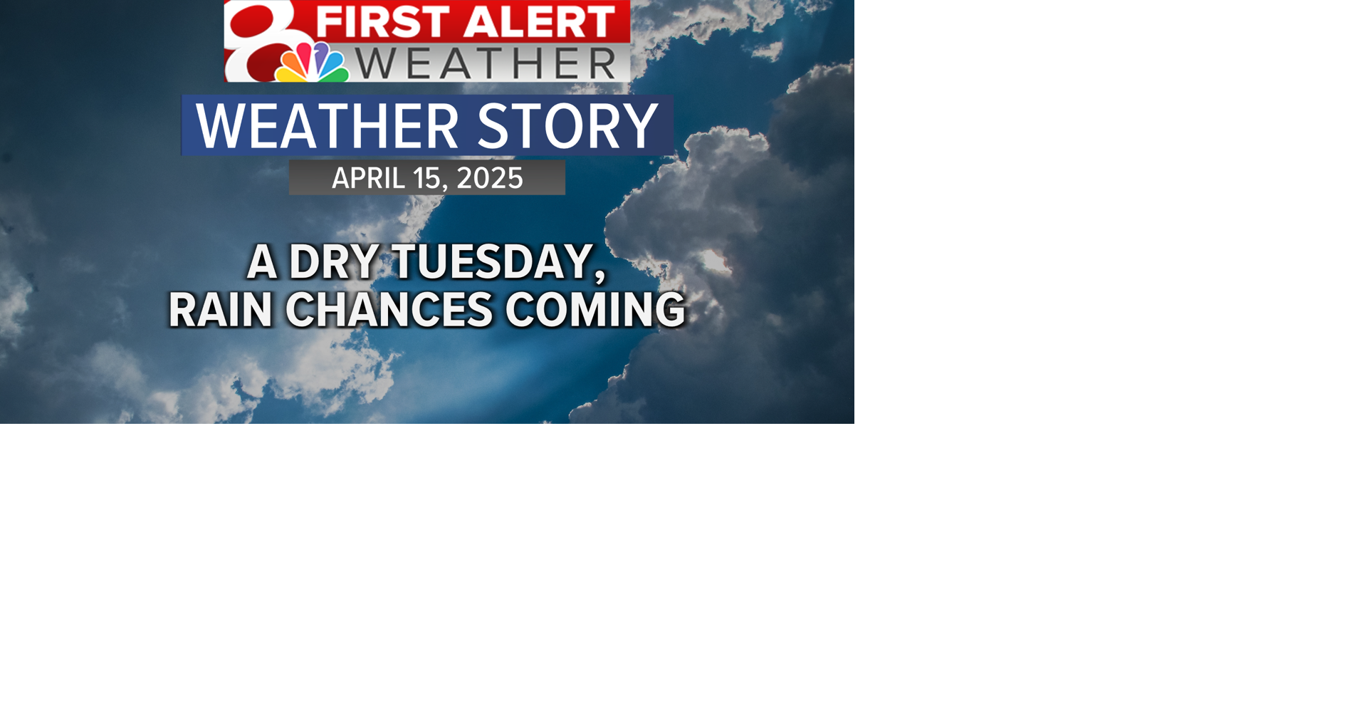 Forecast: A dry Tuesday, but rain chances increase midweek | Weather ...