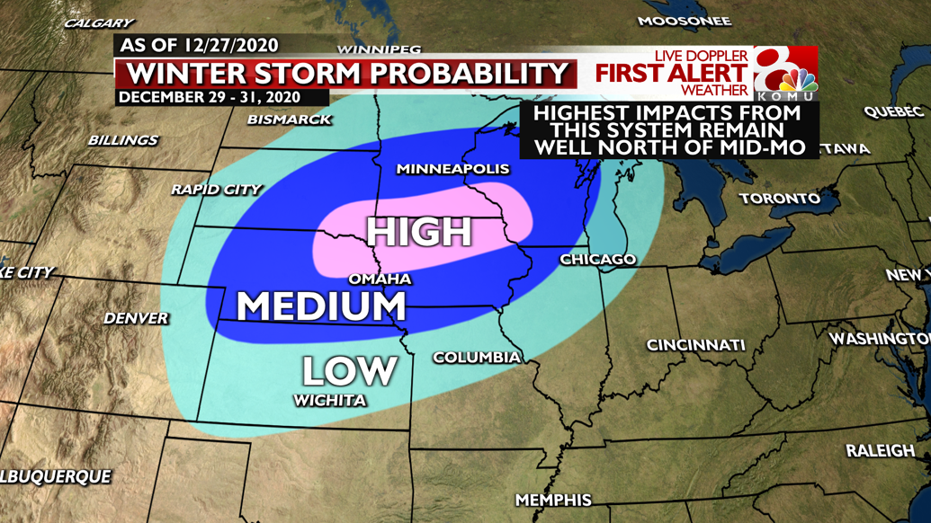 Forecast: Warm & breezy Sunday; tracking a messy system to end 2020 ...