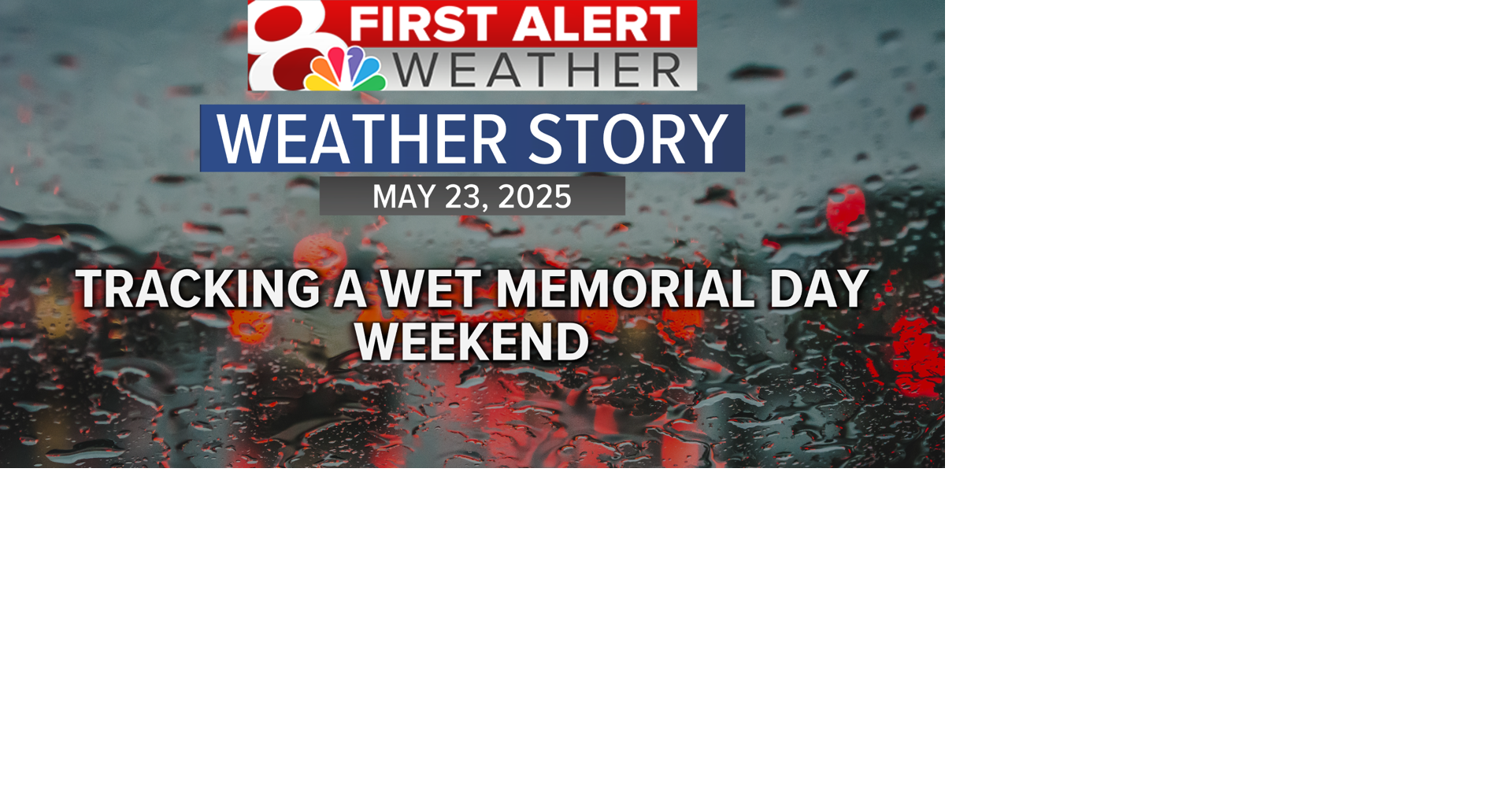 Forecast: Tracking a wet Memorial Day weekend | Weather | komu.com