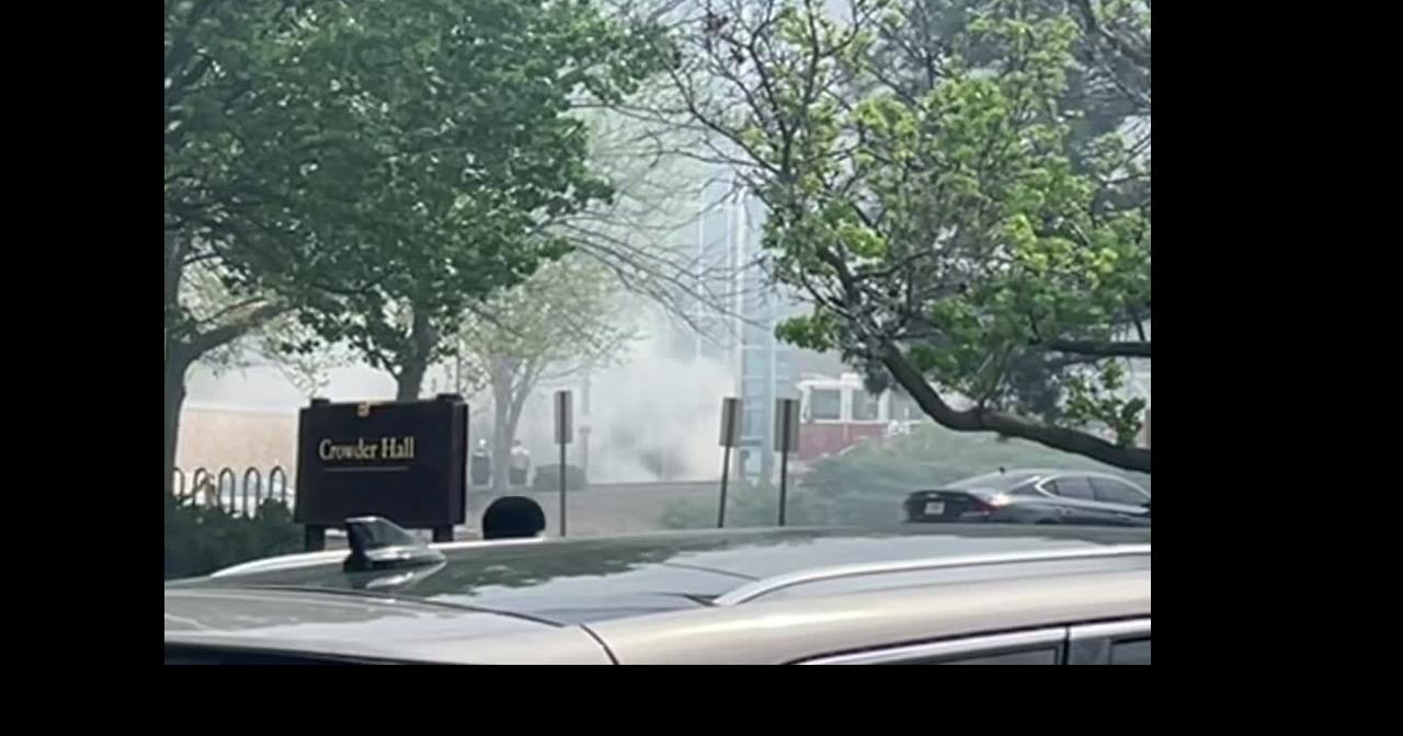 Dumpster fire starts near University Hospital on MU campus | | komu.com