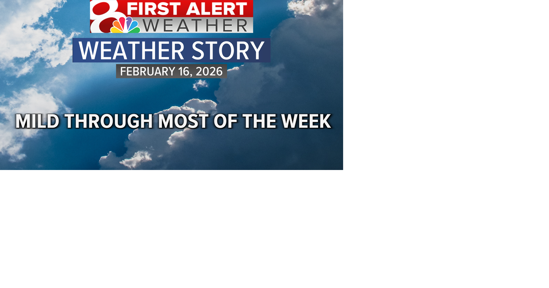 Forecast: Temperatures stay in the 60s for most of the week with slight ...
