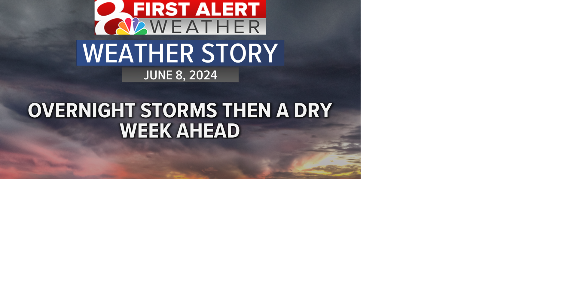 Forecast: Overnight thunderstorms could cause flooding concerns ...