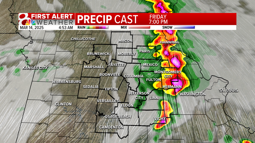 STORM MODE: Tracking strong to severe storms Friday evening | Weather ...