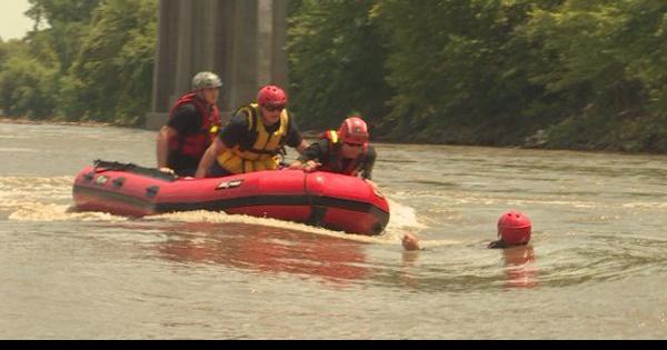 Multiple fire departments team up for water rescue training | News ...