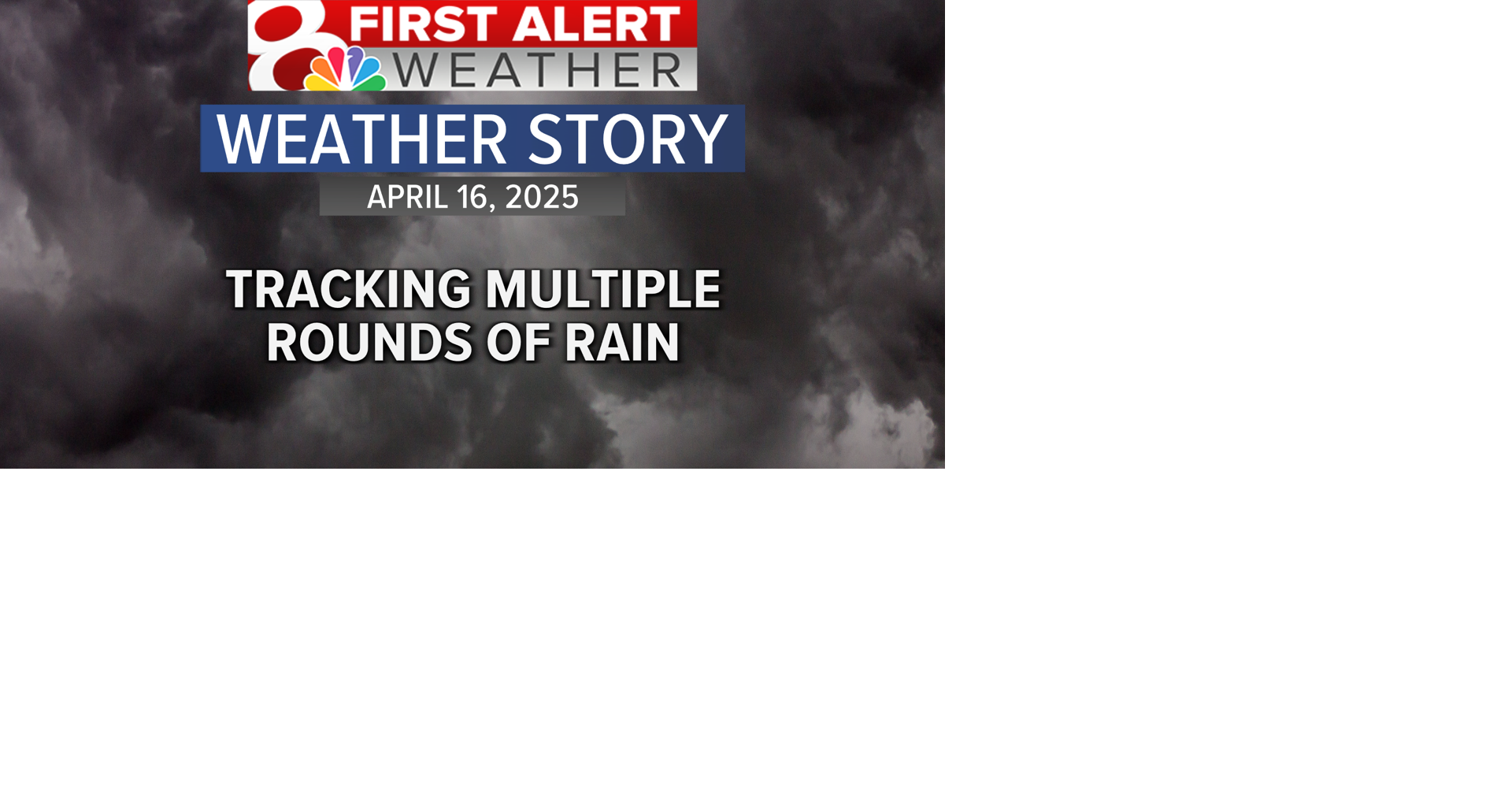 Forecast: Tracking multiple rounds of rain into the weekend | Weather ...