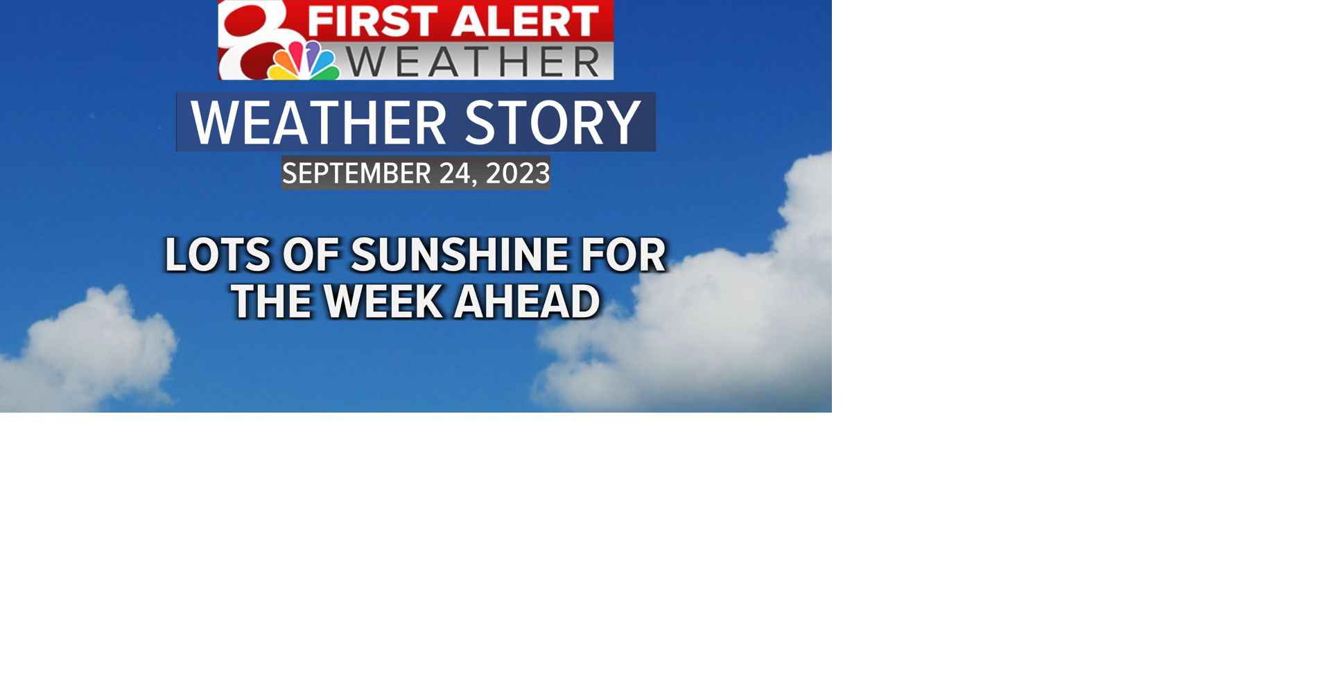 Forecast: A warm and calm week of weather ahead | Weather | komu.com