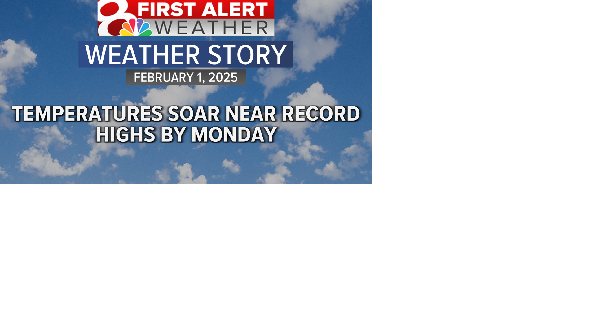 Forecast: Warm end to the weekend with near record temperatures lurking ...
