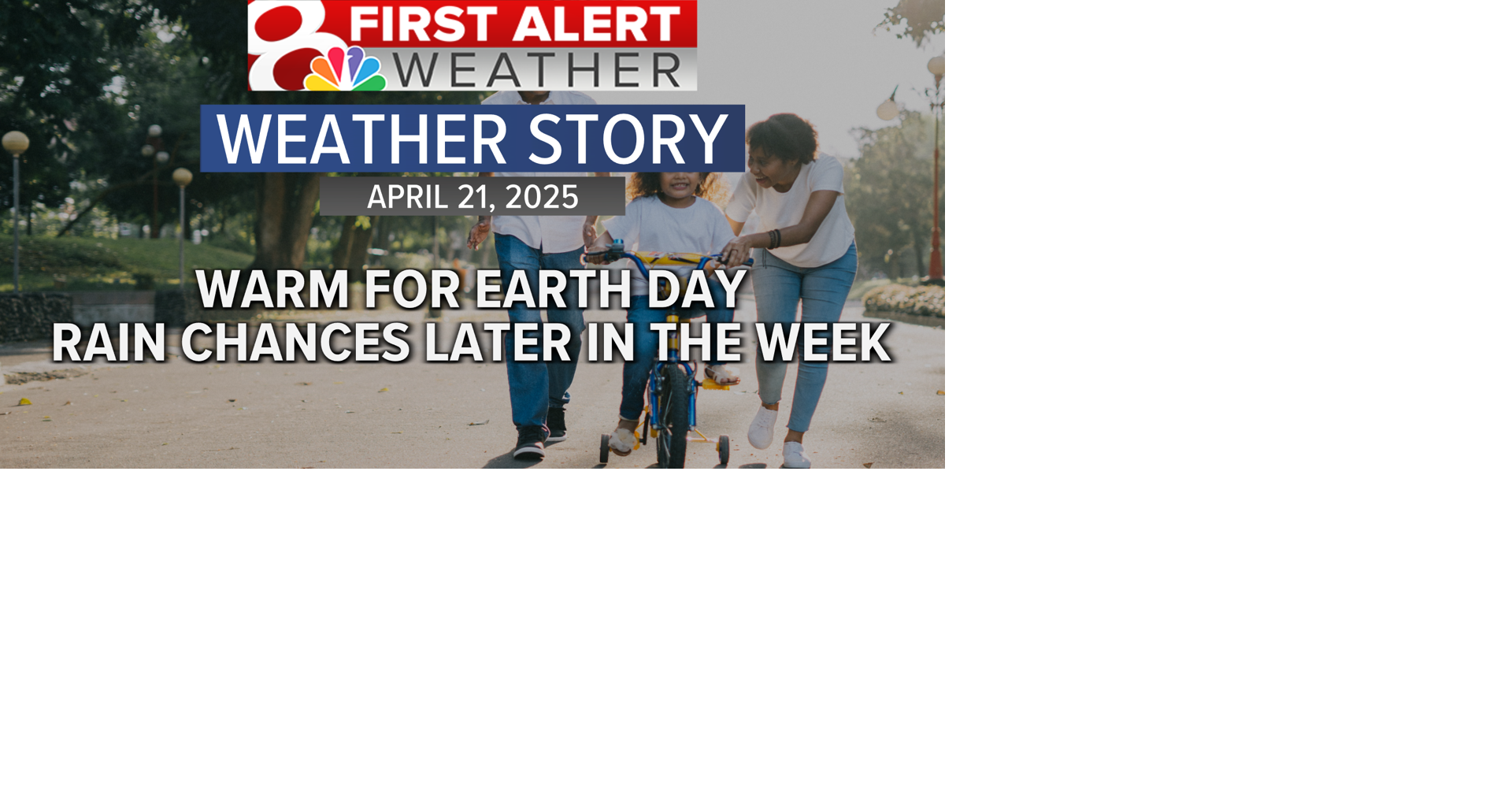 Forecast: Warmer temperatures to enjoy for Earth Day | Weather | komu.com