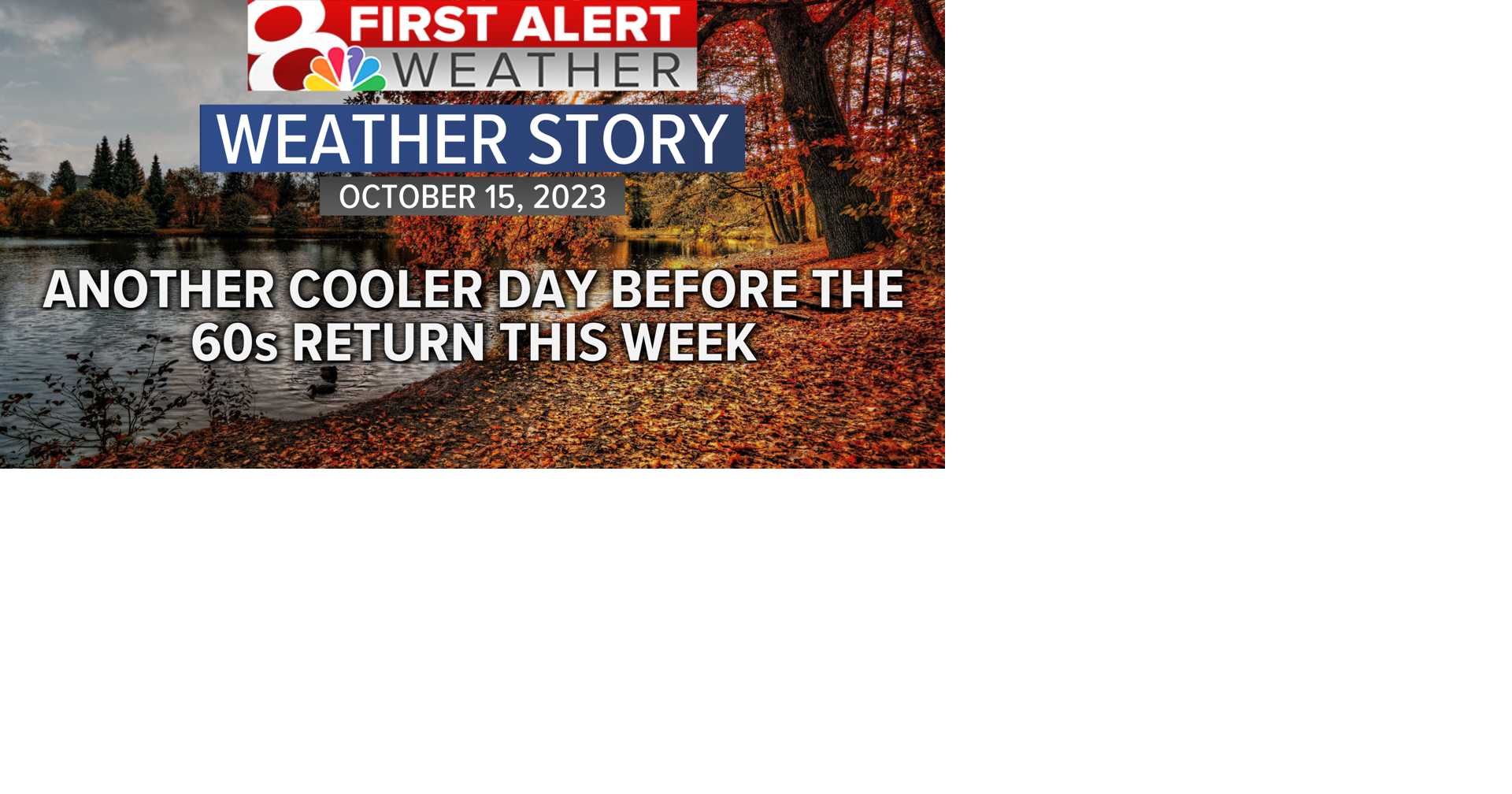 Forecast: Another cooler day before the 60s return this week | Weather ...