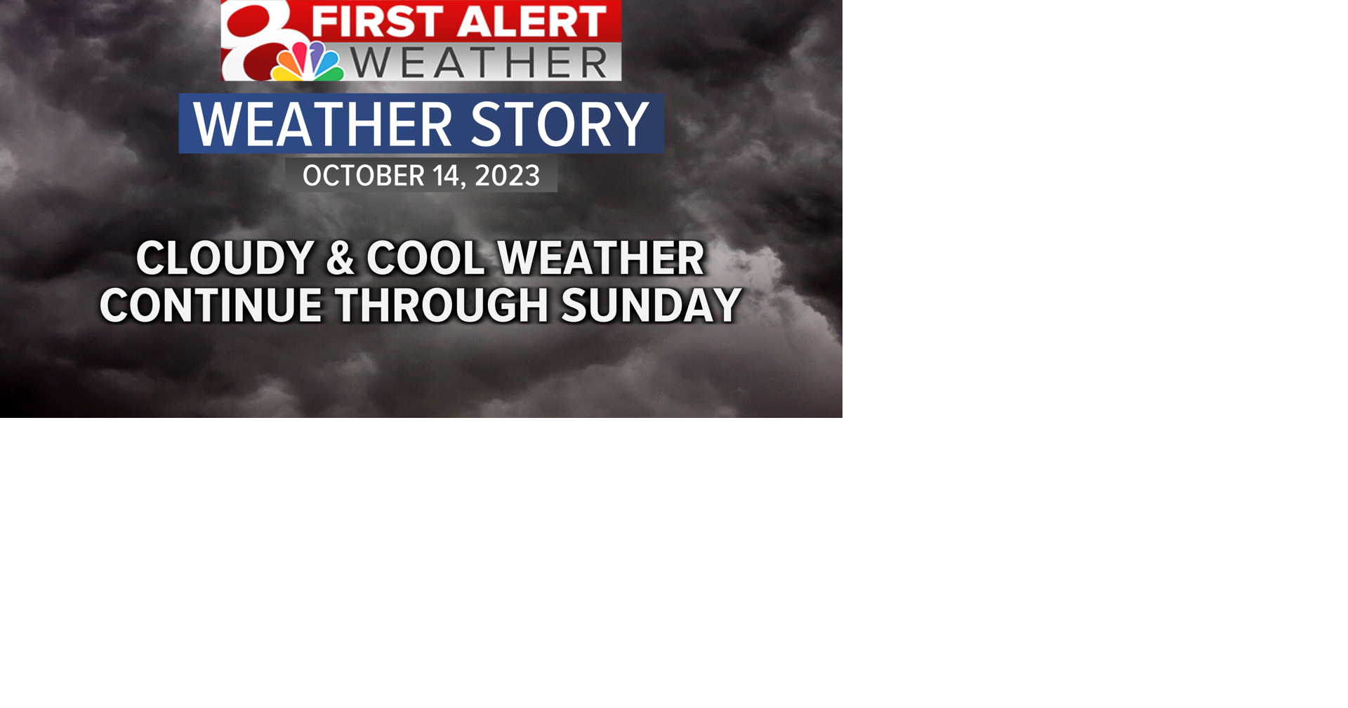 Forecast: Gloomy and cool rest of the weekend | Weather | komu.com