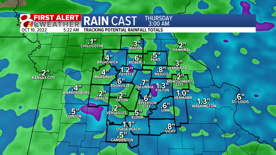 Forecast: A warm Monday! Rain is finally back in the forecast Tuesday ...