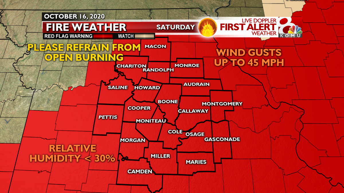 Forecast: Red Flag Warning for Saturday and rain on Sunday | Weather ...