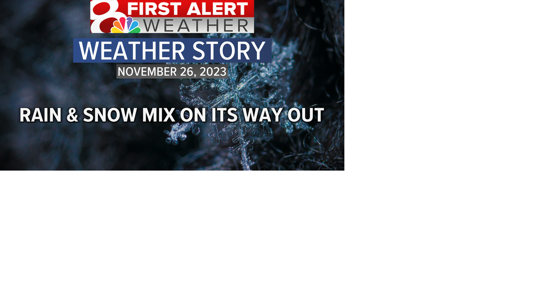 Forecast: Rain/snow mix expected to dry out by late Sunday morning ...