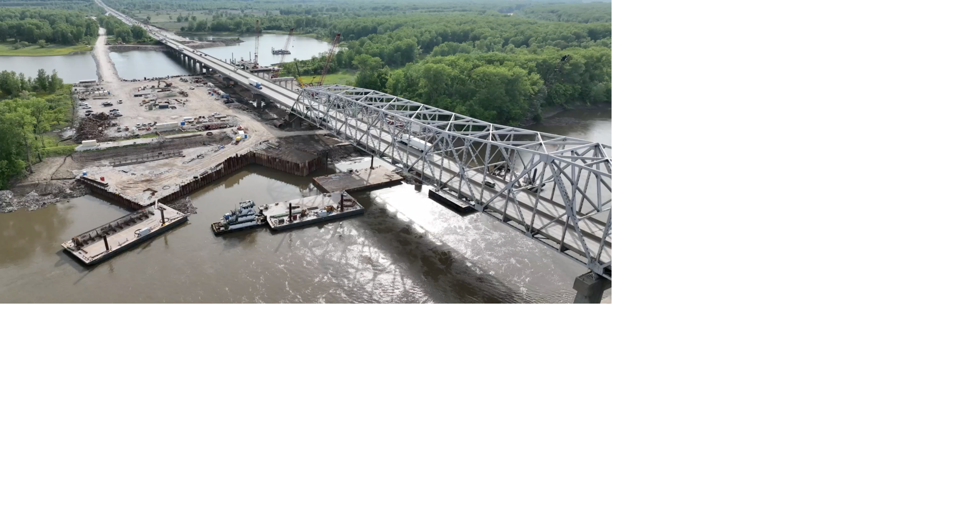 MoDOT holds media tour of Rocheport Bridge construction site | Mid ...