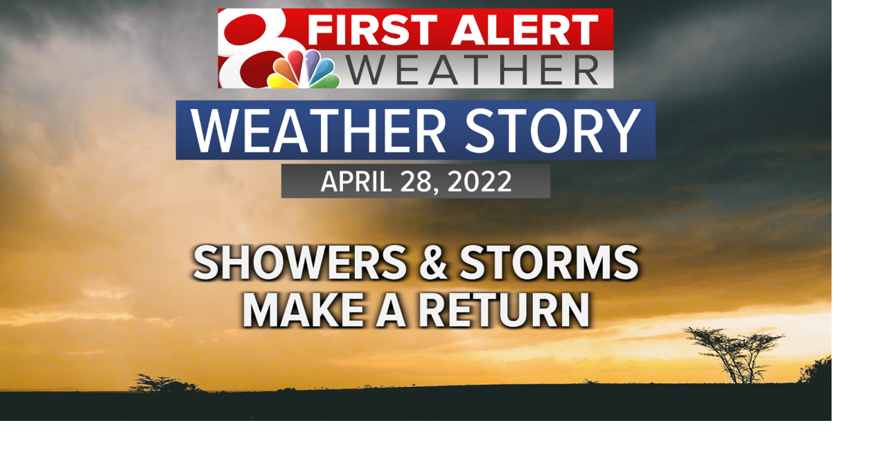 Forecast: Rain and storms return today; wet pattern over coming days ...